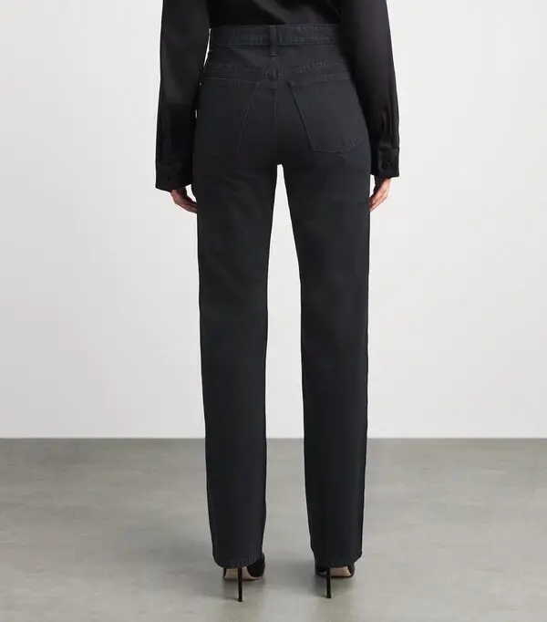 Khaite Danielle High-rise Straight-leg Jeans