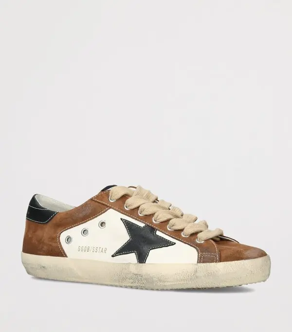 GOLDEN GOOSE Leather And Suede Super Star Sneakers