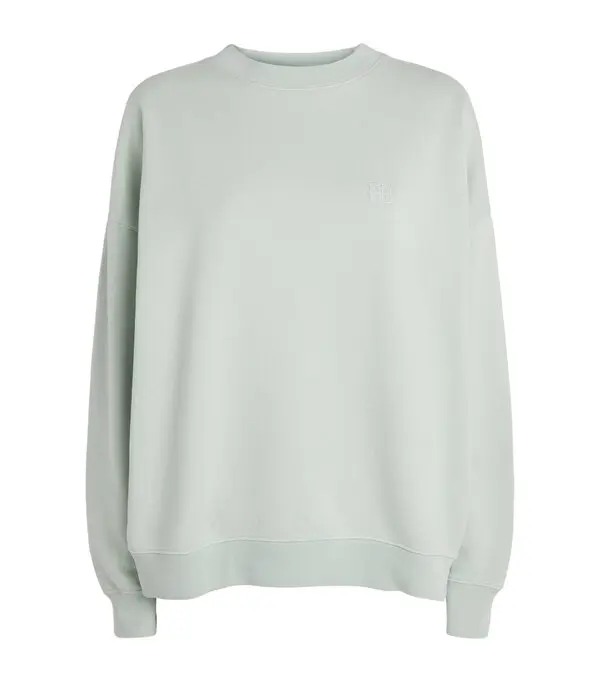ANINE BING Cotton Miles Sweatshirt - Green