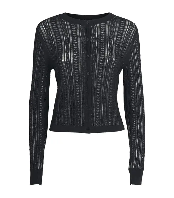 ANINE BING Open-knit Moni Cardigan