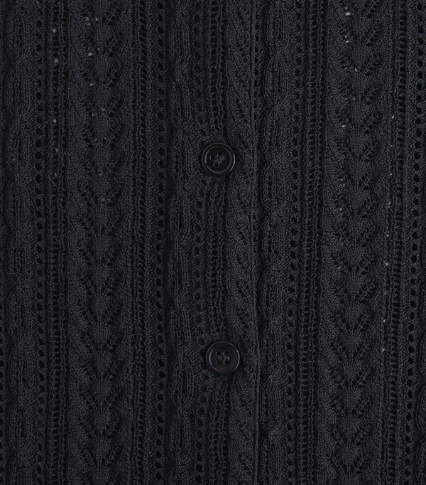 ANINE BING Open-knit Moni Cardigan