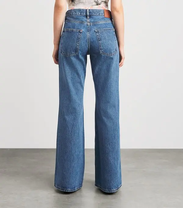 ANINE BING Wyatt High-rise Flared Jeans