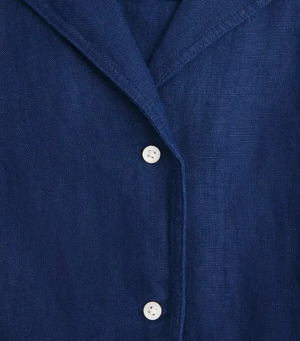 Polo Ralph Lauren Linen Shirt Dress - Blue