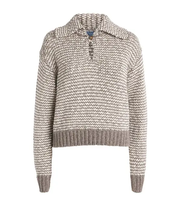 Polo Ralph Lauren Cotton-wool Blend Sweater - Grey