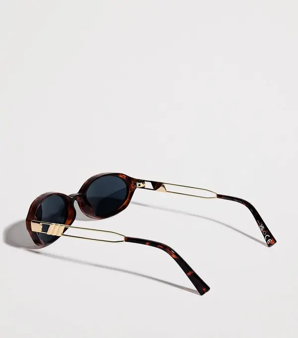 Le Specs Lunita Oval Sunglasses