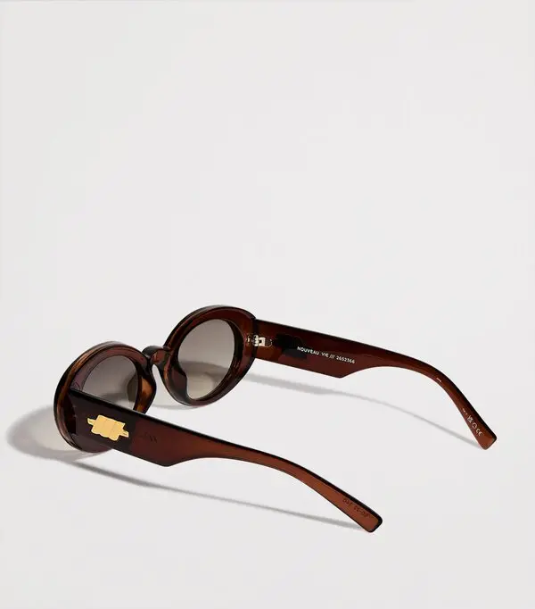 Le Specs Nouveau Vie Oval Sunglasses