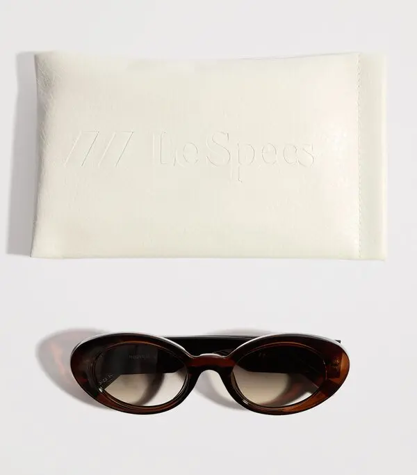 Le Specs Nouveau Vie Oval Sunglasses