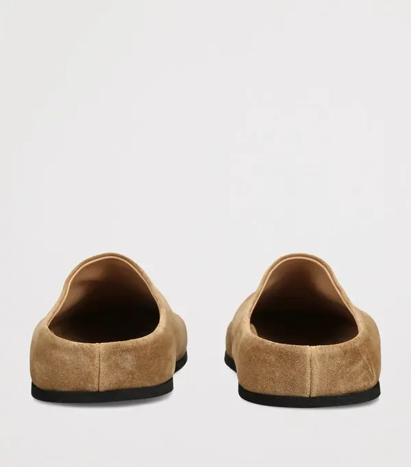 Dear Frances Suede Vico Clogs - Beige