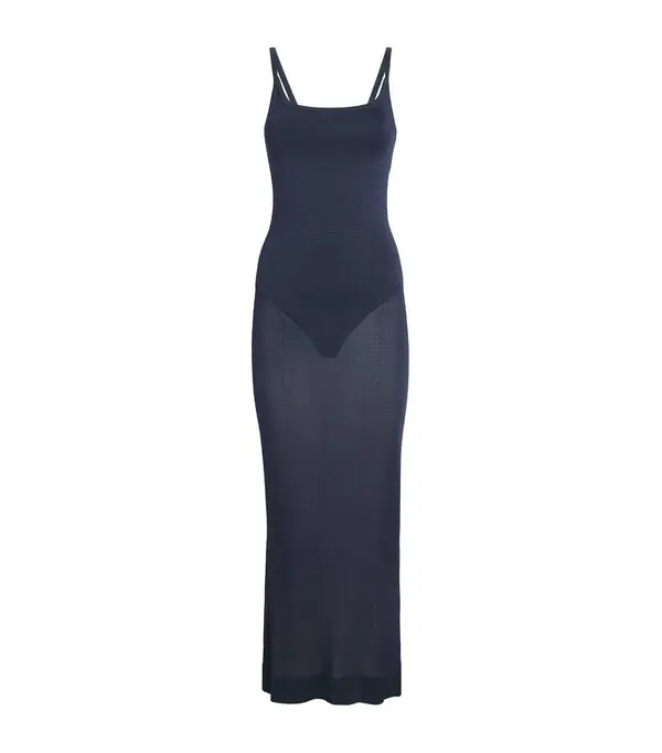 Jacquemus Nodo Midi Dress - Navy