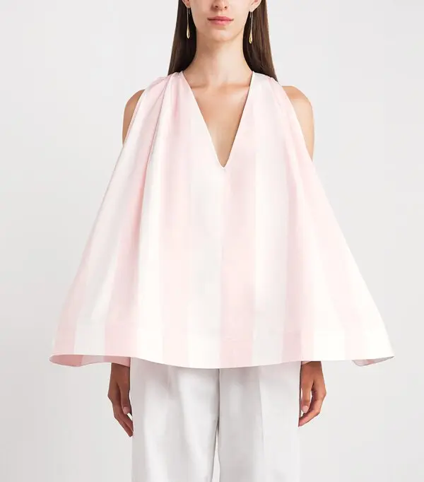Jacquemus Cotton Stripe Norma Top