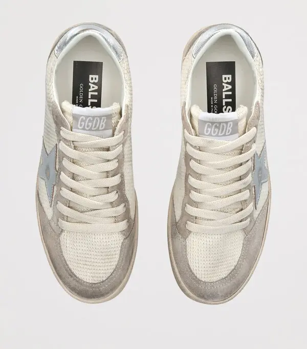 GOLDEN GOOSE Ball Star Fabric And Suede Sneakers