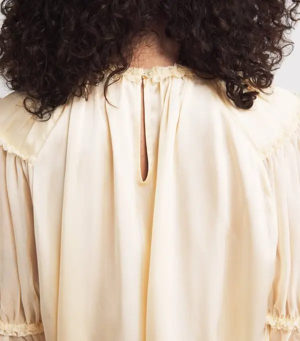 Ulla Johnson Silk Alina Blouse - Ivory