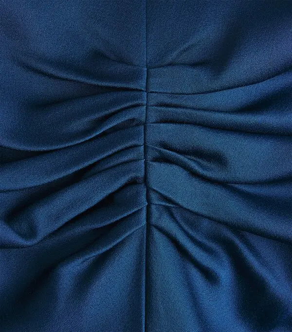 Victoria Beckham Satin Bela Midi Dress