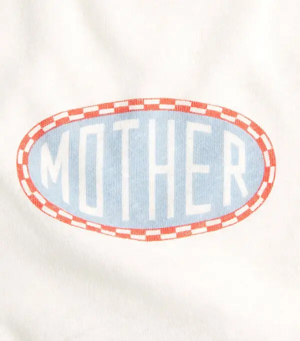 MOTHER The Lil Sinful Cotton-linen T-shirt - White