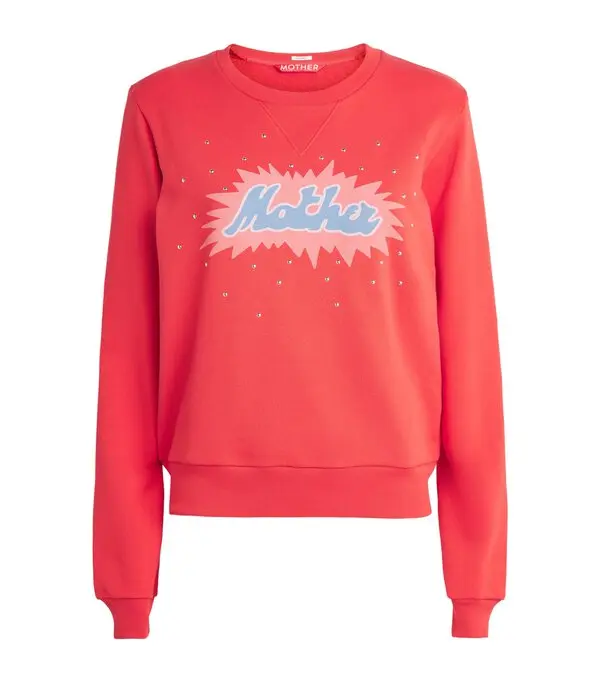 MOTHER The Dorito Camper Sweatshirt - Red