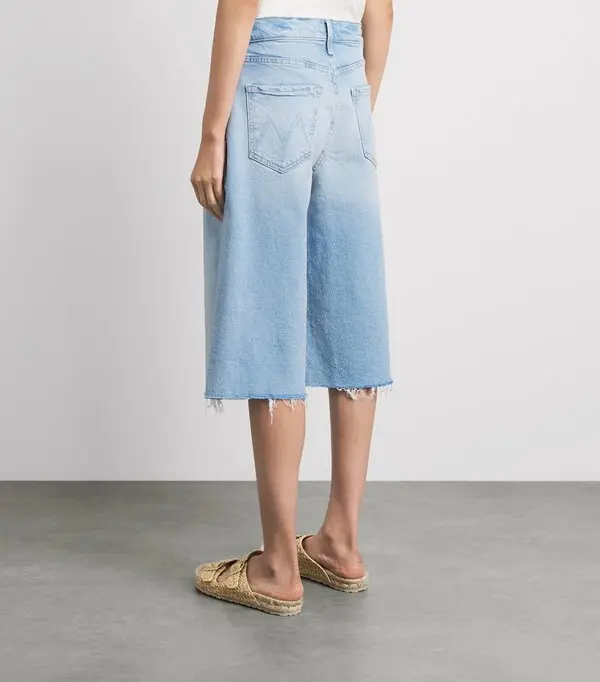 MOTHER The Whole Lot Zip Fray Shorts