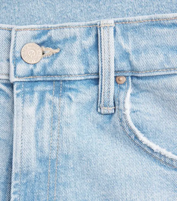 MOTHER The Whole Lot Zip Fray Shorts