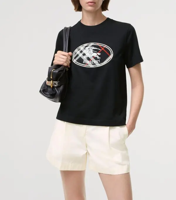 Burberry Cotton Check Ekd T-shirt