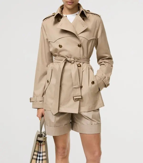 Burberry Tropical Gabardine Foxfield Trench Coat