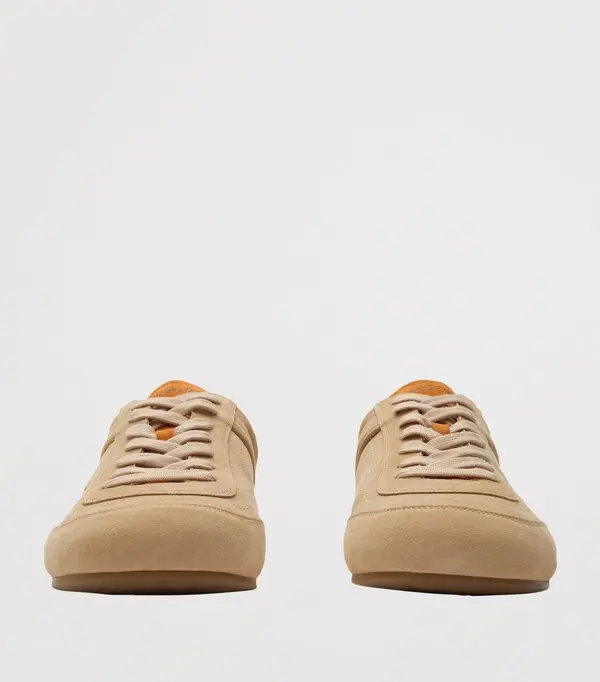 Burberry Suede Knight Runner Sneakers