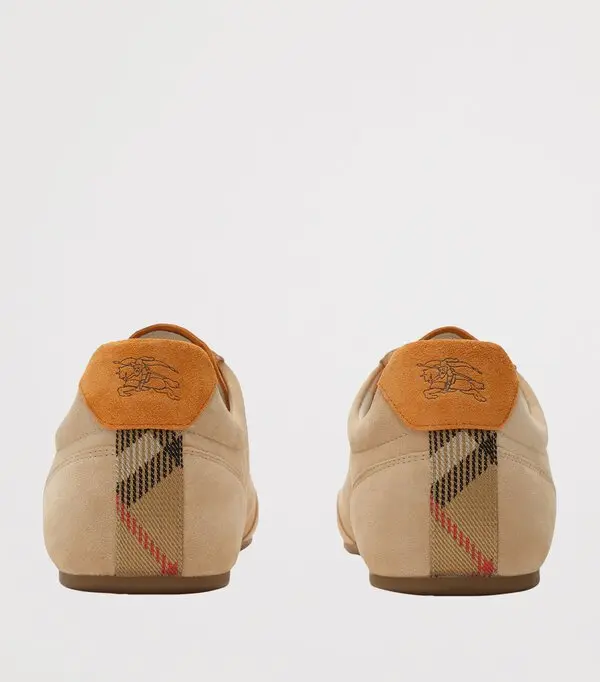 Burberry Suede Knight Runner Sneakers