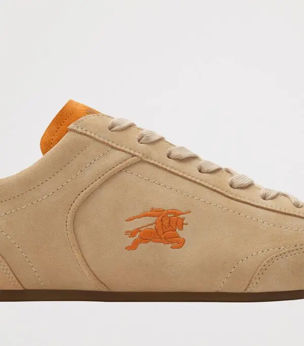 Burberry Suede Knight Runner Sneakers