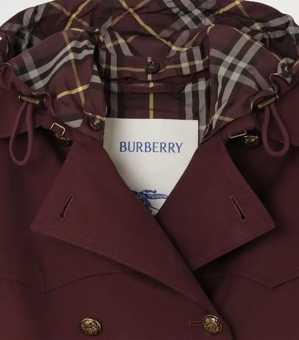 Burberry Cotton Tropical Gabardine Foxfield Trench Coat