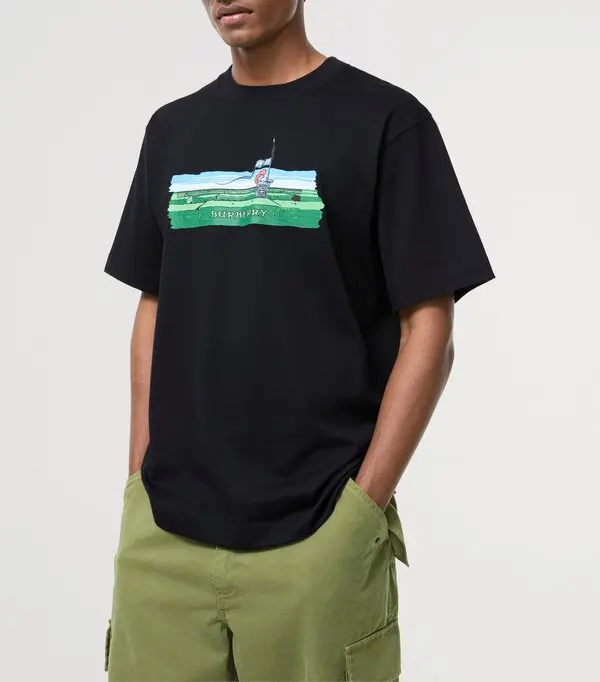 Burberry Cotton Maze Print T-shirt