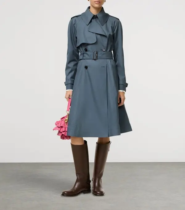 Burberry Long Tropical Gabardine Pembury Trench Coat