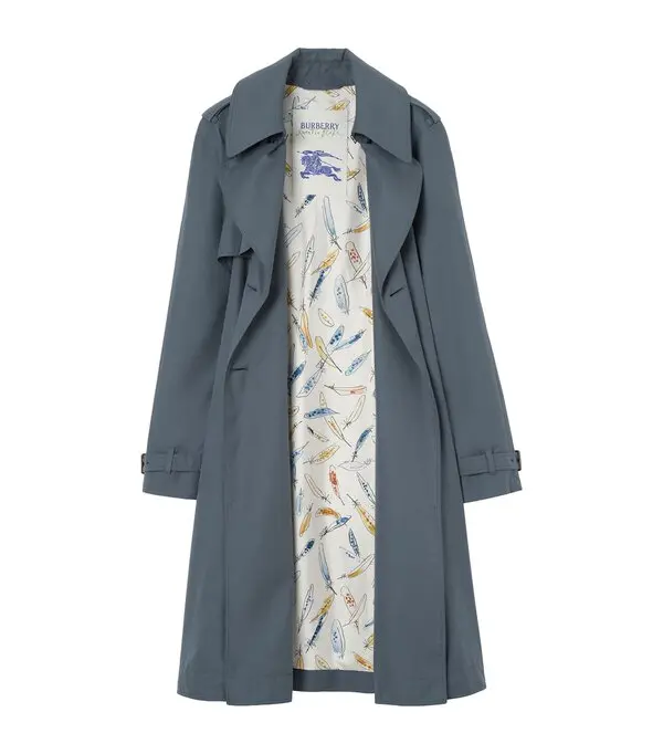 Burberry Long Tropical Gabardine Pembury Trench Coat