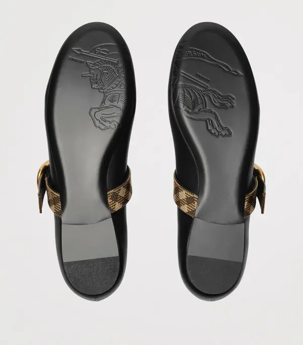 Burberry Leather Robin Ballet Flats