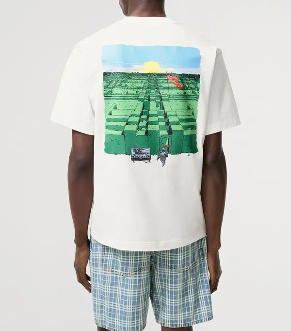 Burberry Cotton Maze Print T-shirt