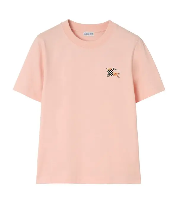 Burberry Cotton Ekd T-shirt - Pink