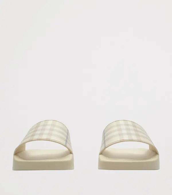 Burberry Check Slides