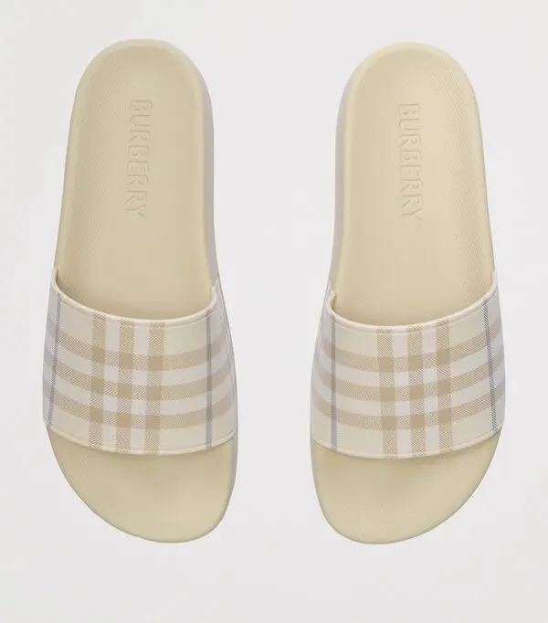 Burberry Check Slides