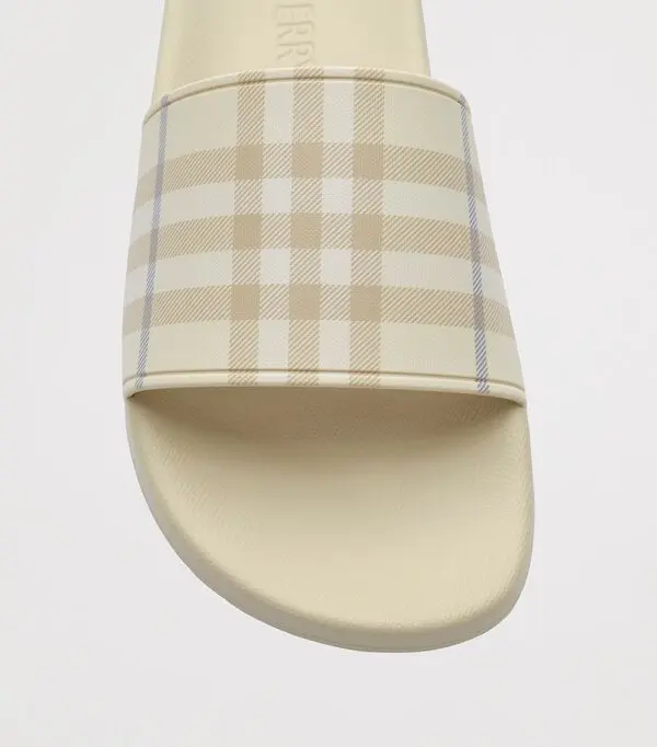 Burberry Check Slides