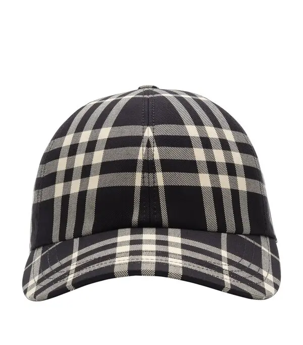 Burberry Cotton Check Baseball Cap