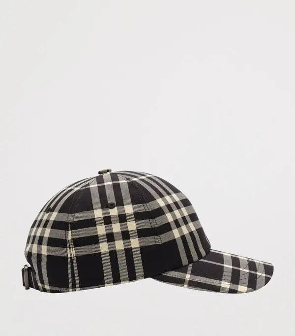 Burberry Cotton Check Baseball Cap