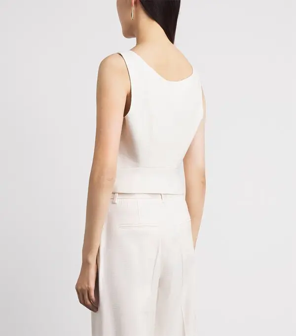 Paige Sleeveless Carra Crop Top