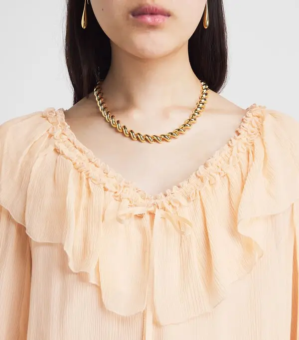 Paige Plissé Michelina Blouse
