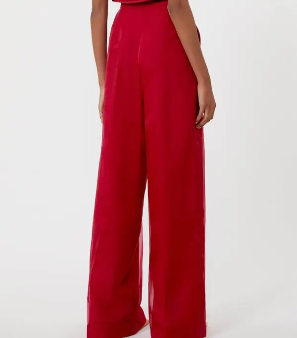 Max Mara Silk Wide-leg Trousers