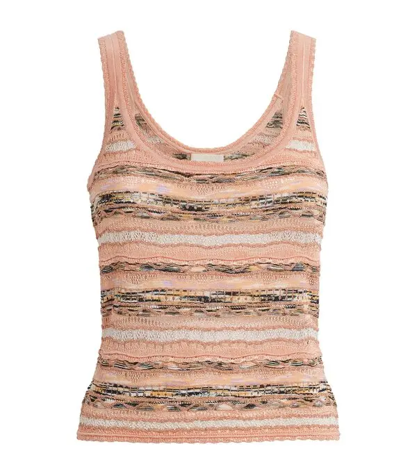 Ulla Johnson Clotilde Knitted Tank Top - Beige