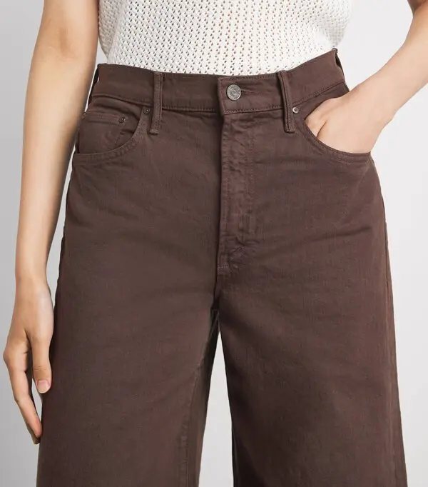 MOTHER The Undercover Wide Leg Jeans - Brown