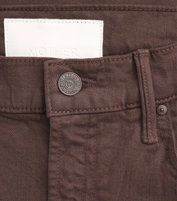 MOTHER The Undercover Wide Leg Jeans - Brown