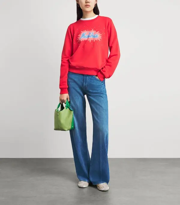 MOTHER The Lasso Sneak Jeans - Blue