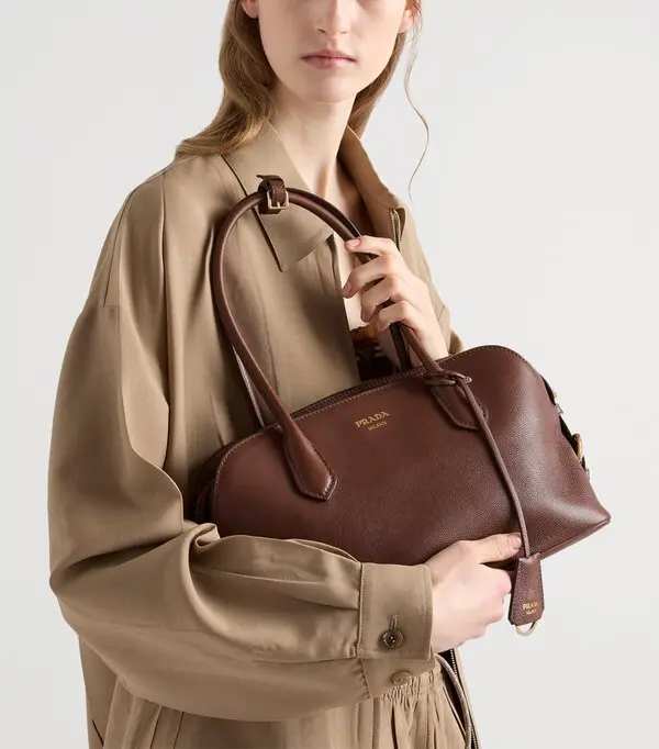 Prada Medium Leather Shoulder Bag