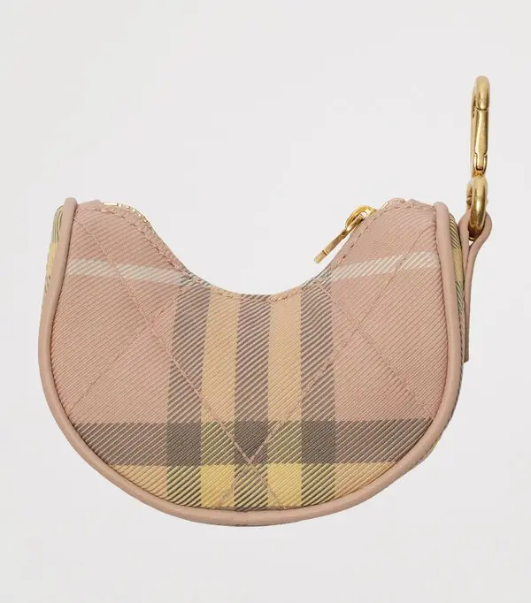 Burberry Horseshoe Bag Charm - Pink