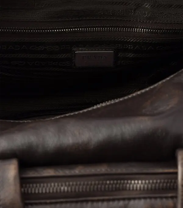 Prada Nappa Lambskin Duffle Bag
