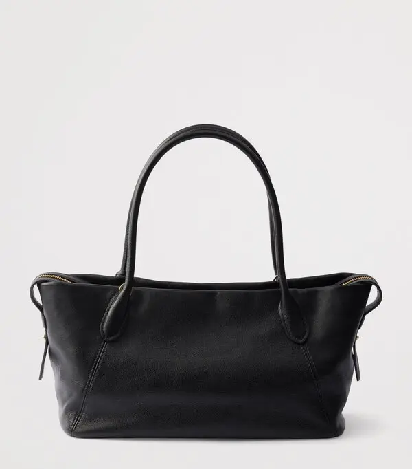 Prada Large Leather Tote Bag