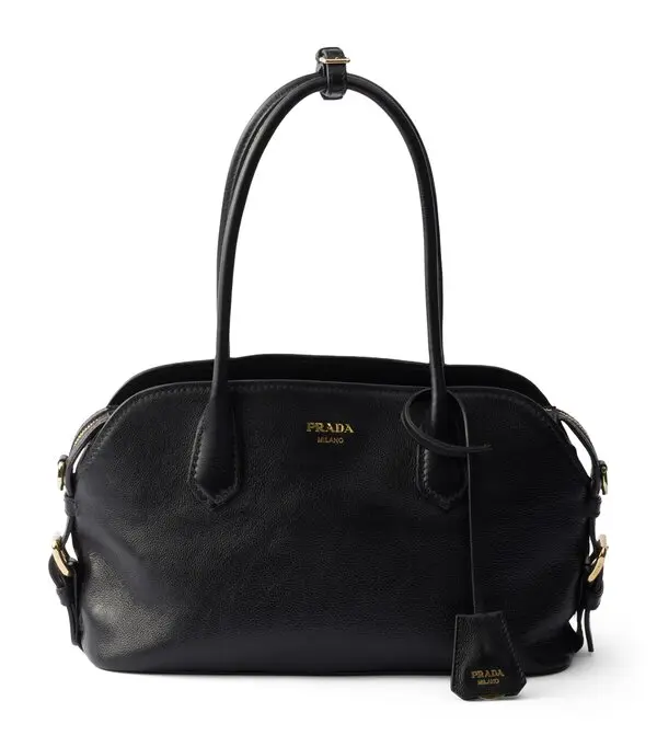 Prada Medium Leather Tote Bag